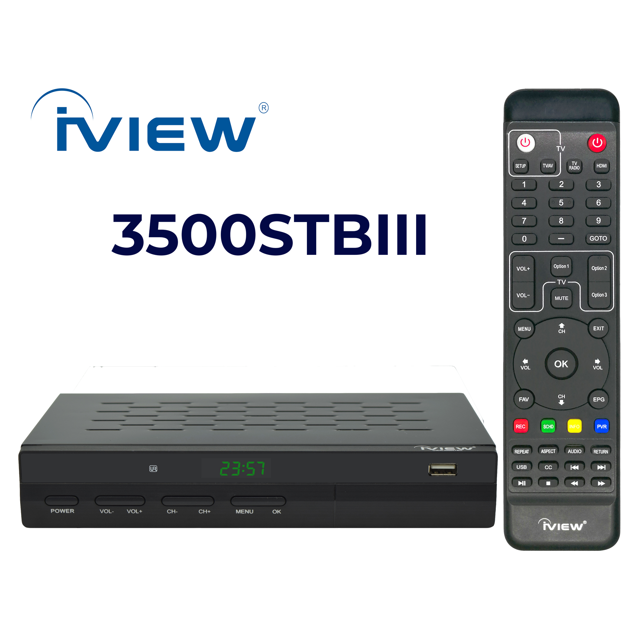 3500STBIII - Affordable Converter Box, Digital to Analog TV Box with T ...